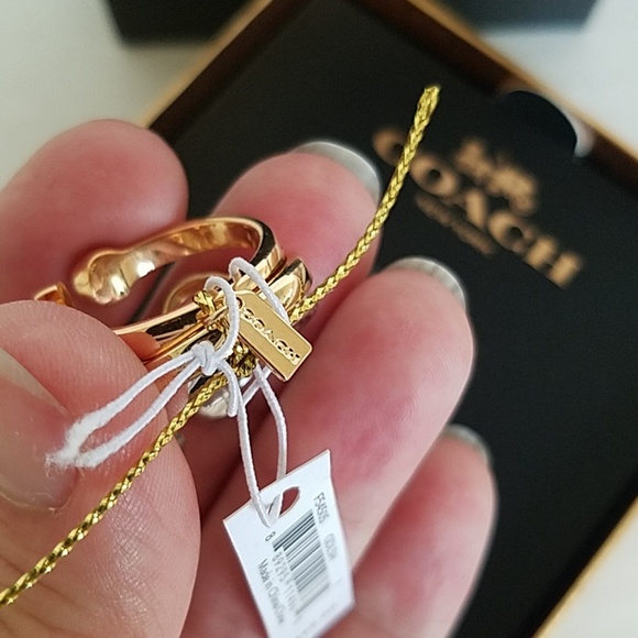 Coach | Jewelry | Coach Set Of 3 Rings | Poshmark